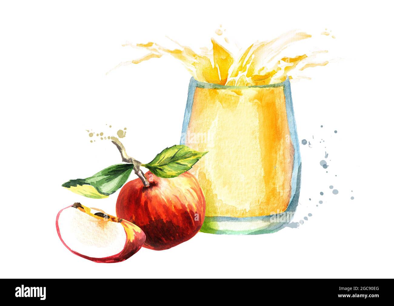 Apple Juice Drawing