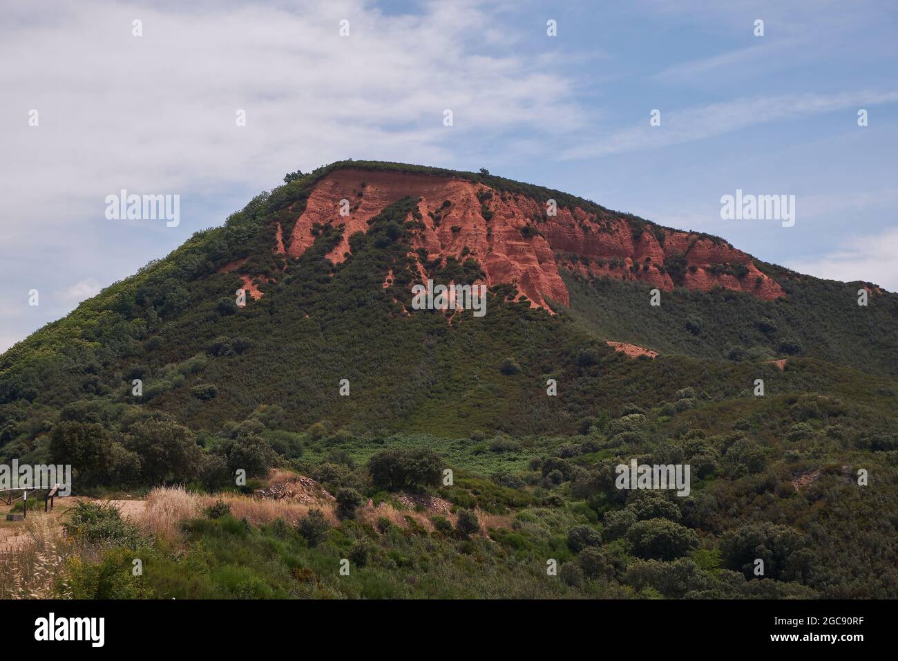 Panoramic View - Spetacular Landscape of Las Medulas - Unesco Heritage ...