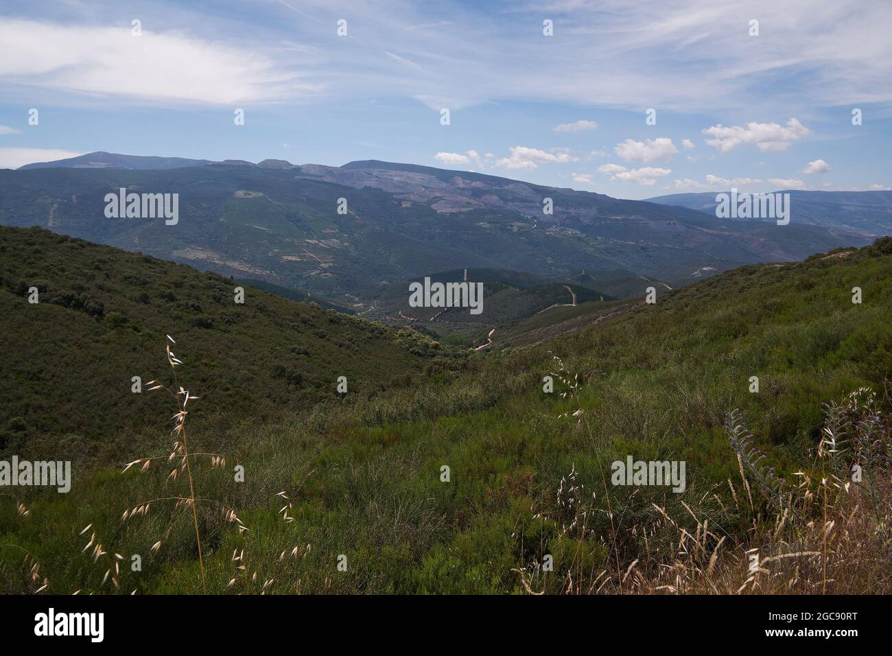 Panoramic View - Spetacular Landscape from Las Medulas - Unesco ...