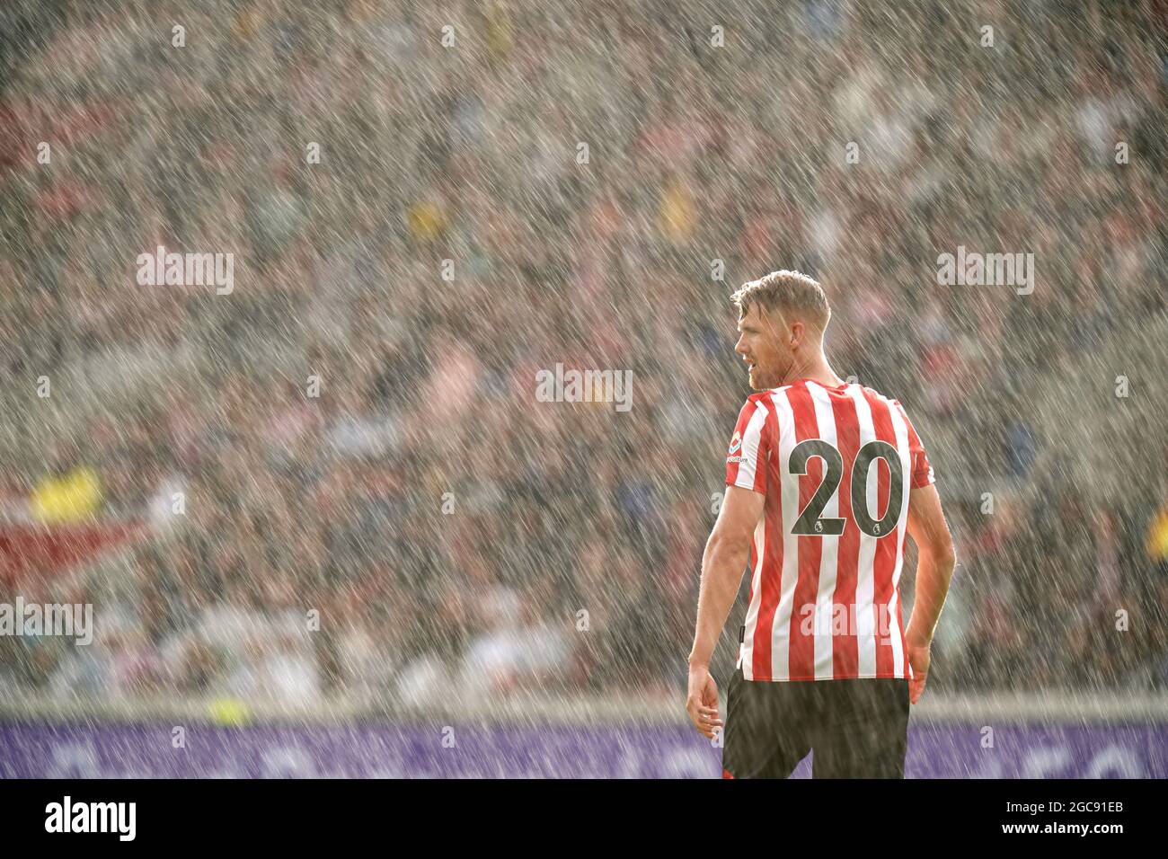 Brentford's Kristoffer Ajer during the Pre-Season Friendly match at ...