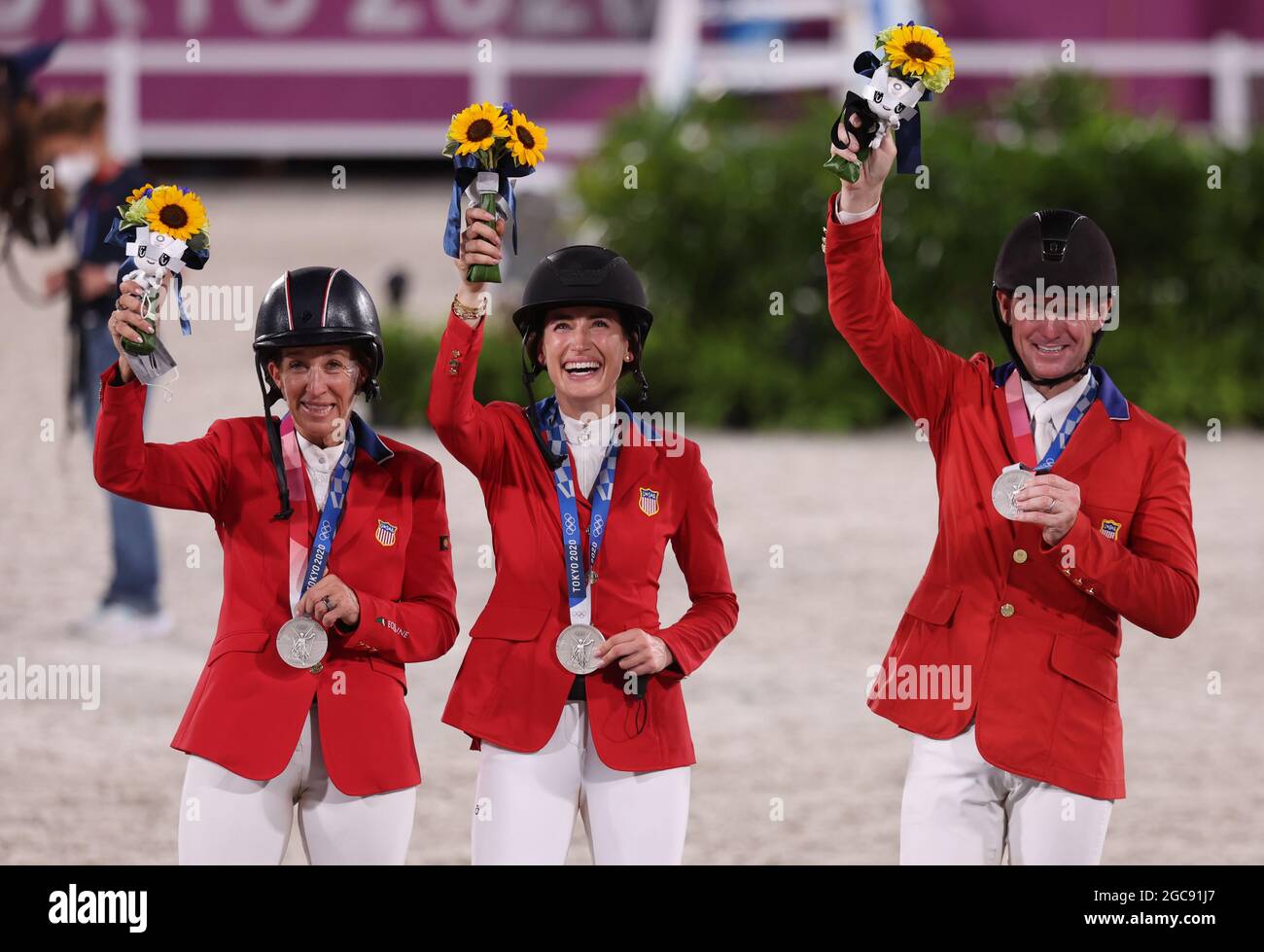 Tokio, Japan. 07th Aug, 2021. Equestrian Sport/Jumping: Olympics, team ...