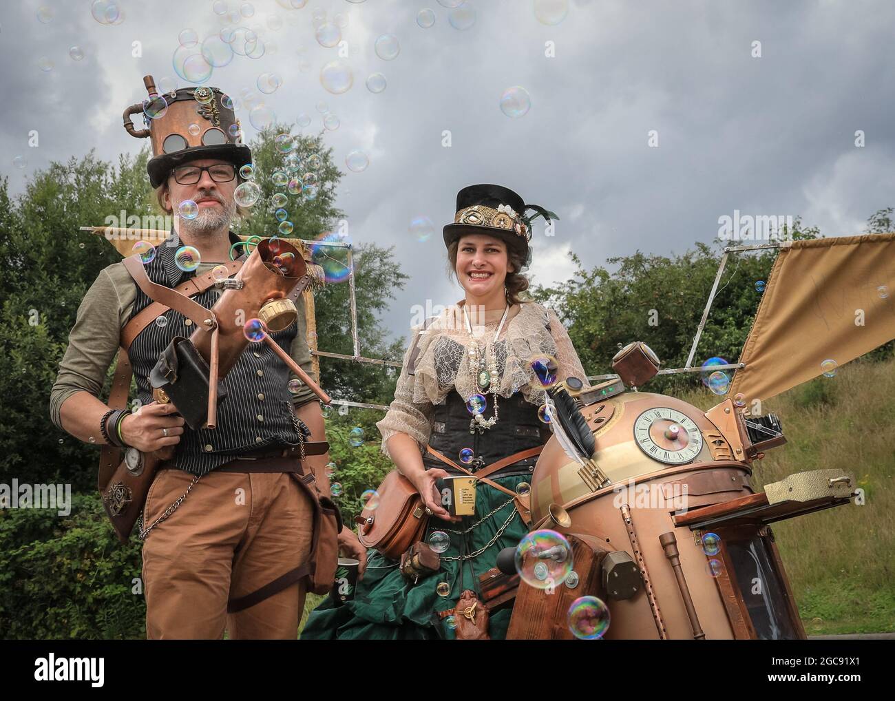 Schiffshebewerk Henrichenburg, Waltrop, Germany, 7th Aug 2021. Two ...