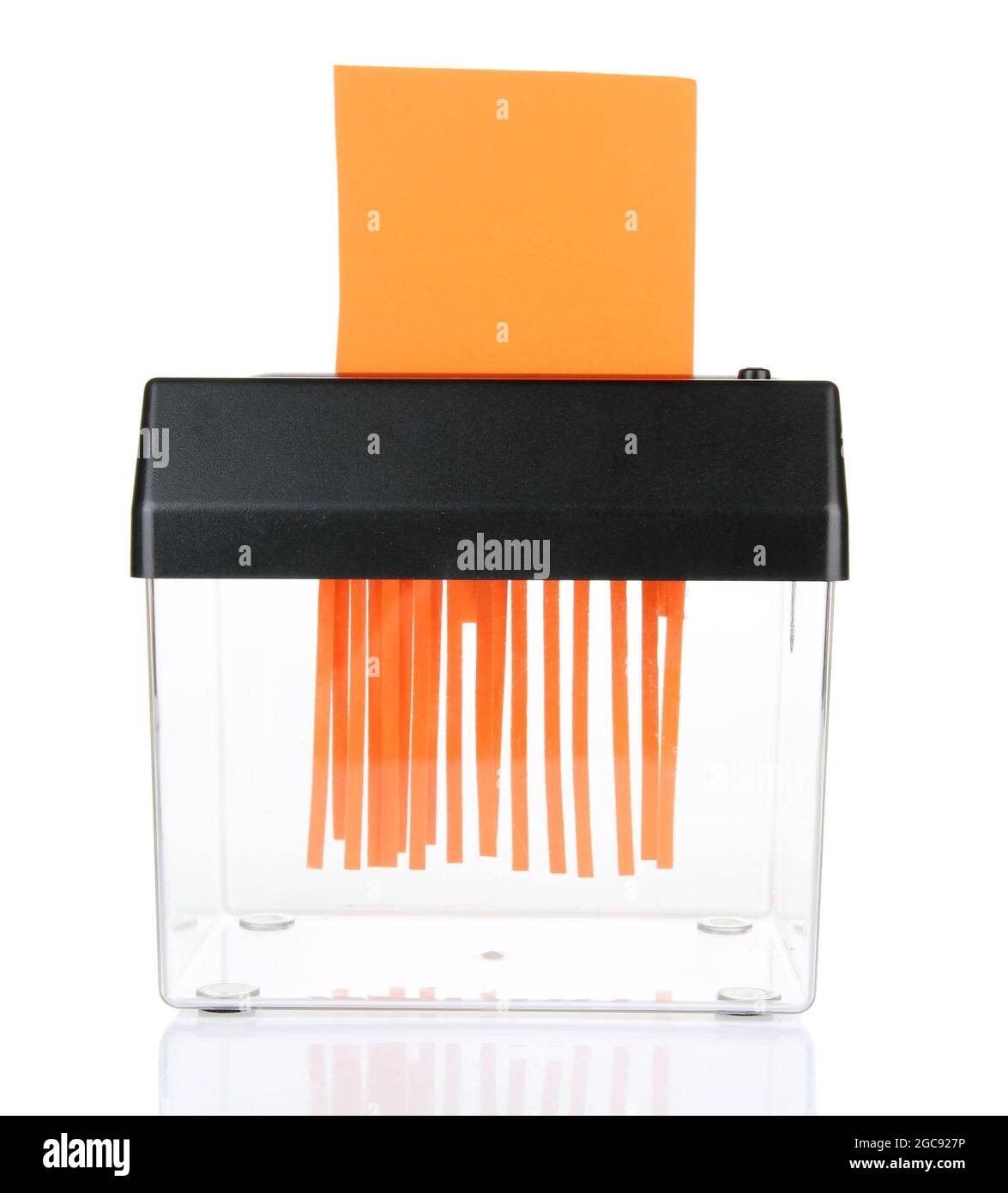 Paper shredder machine, isolated on white Stock Photo - Alamy