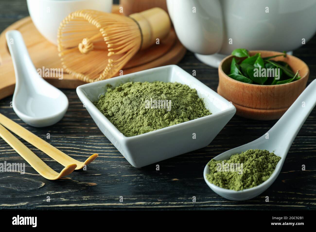 Matcha on the table hi-res stock photography and images - Alamy