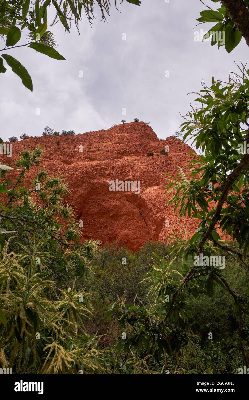 Landscape of Las Medulas - Unesco Heritage, Historic Gold-Mining site ...