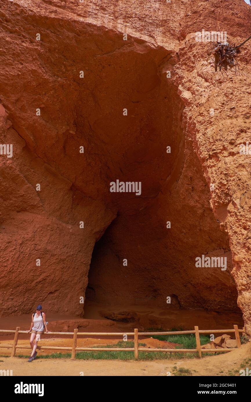 Cave in Rock Formation - Las Medulas - Unesco Heritage, Historic Gold ...