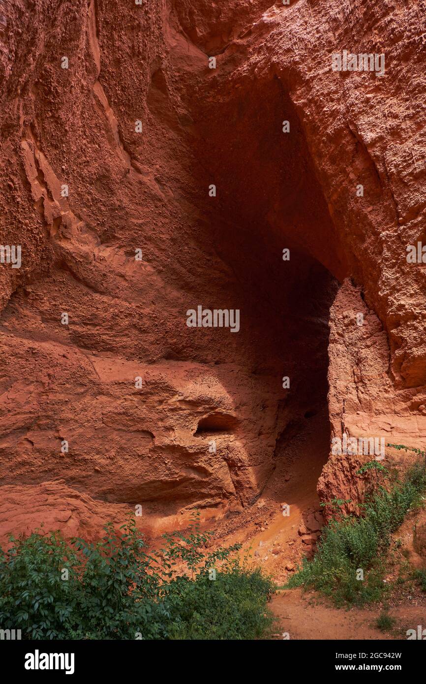 Cave in Rock Formation - Las Medulas - Unesco Heritage, Historic Gold ...