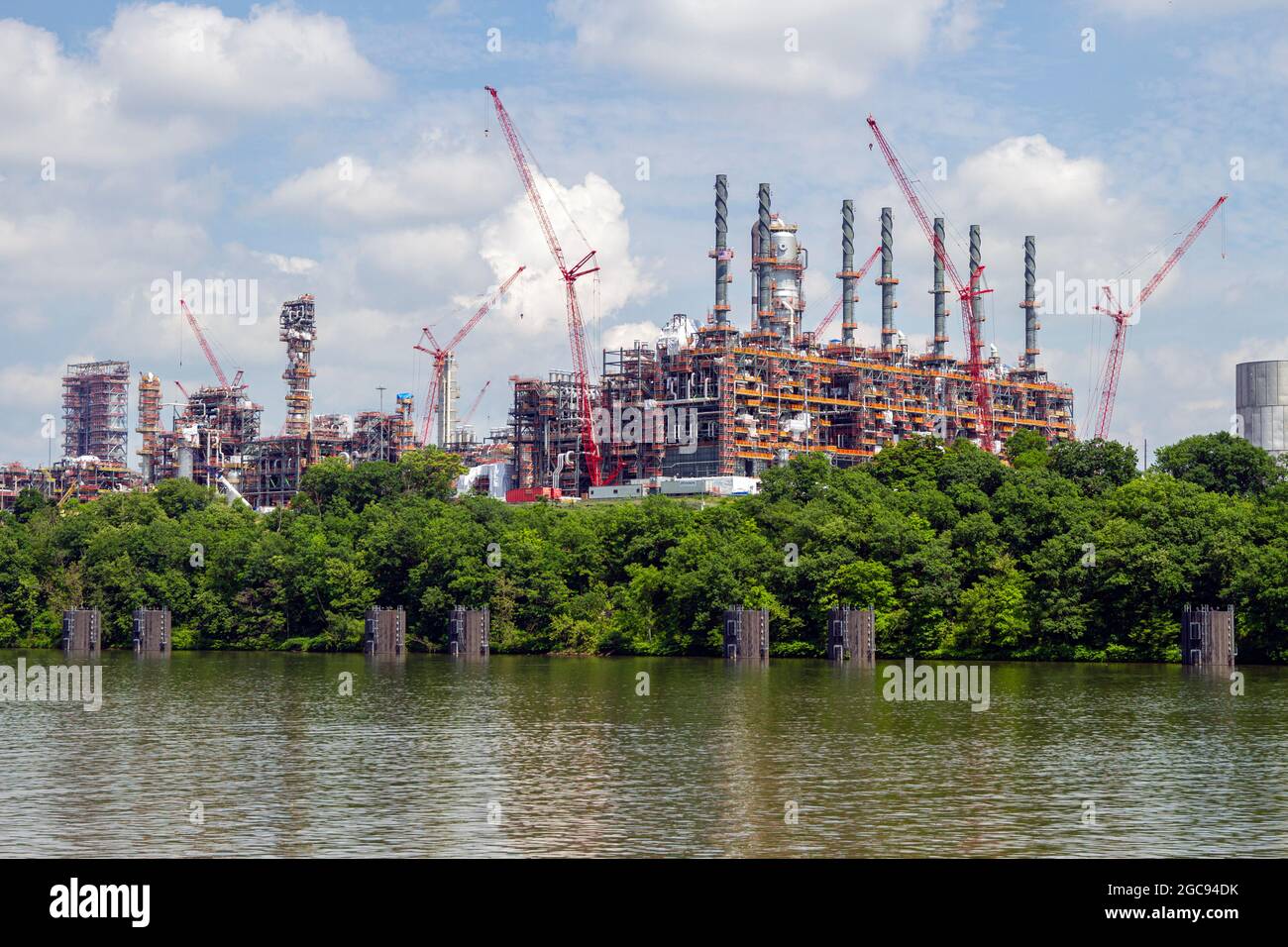Pennsylvania Shell ethylene cracker plant Stock Photo - Alamy