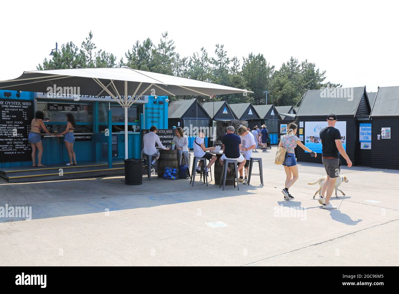 Harbour Market stalls, in Whitstable, north Kent, UK Stock Photo - Alamy