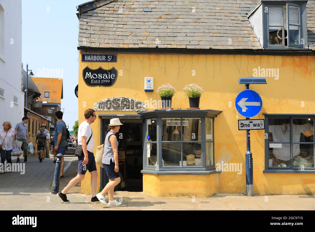 Mosaic boutique on pretty Harbour Street, in coastal Whitstable, in ...