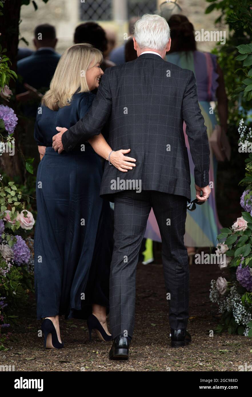 August 7, 2021 Phillip Schofield and Stephanie Lowe at Ant McPartlin ...