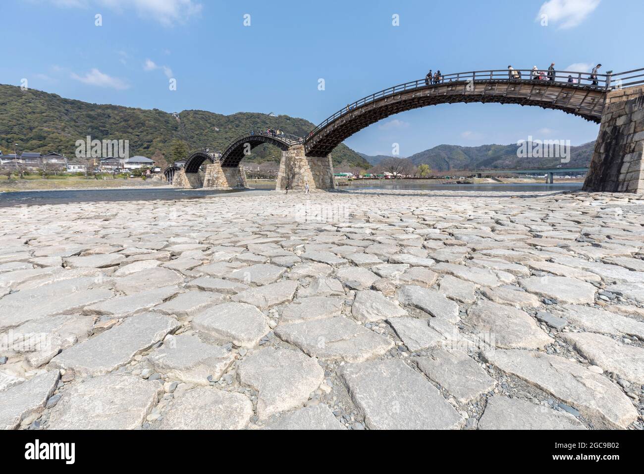 Kintai-kyo bridge, Iwakuni, Japan Stock Photo - Alamy