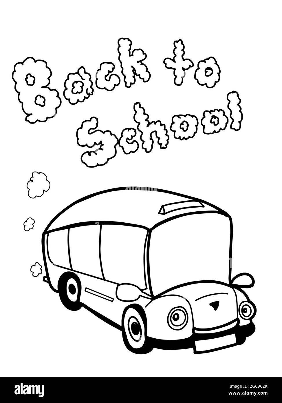 Bus Cartoon Images Black And White Clearance | dntu.edu.vn