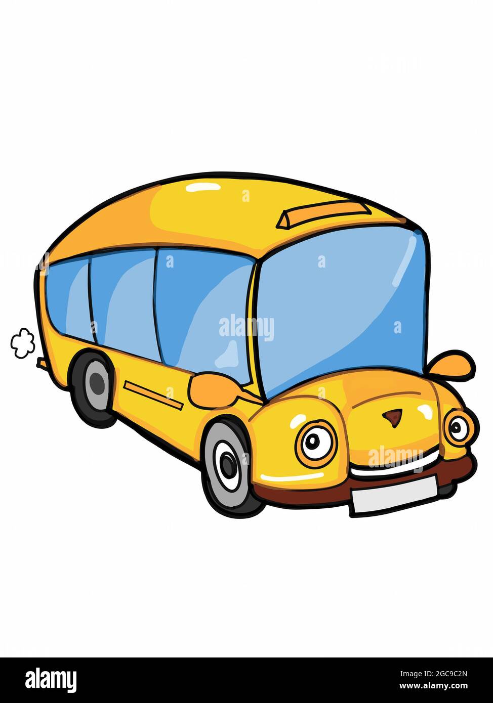 Cartoon Transit Buses