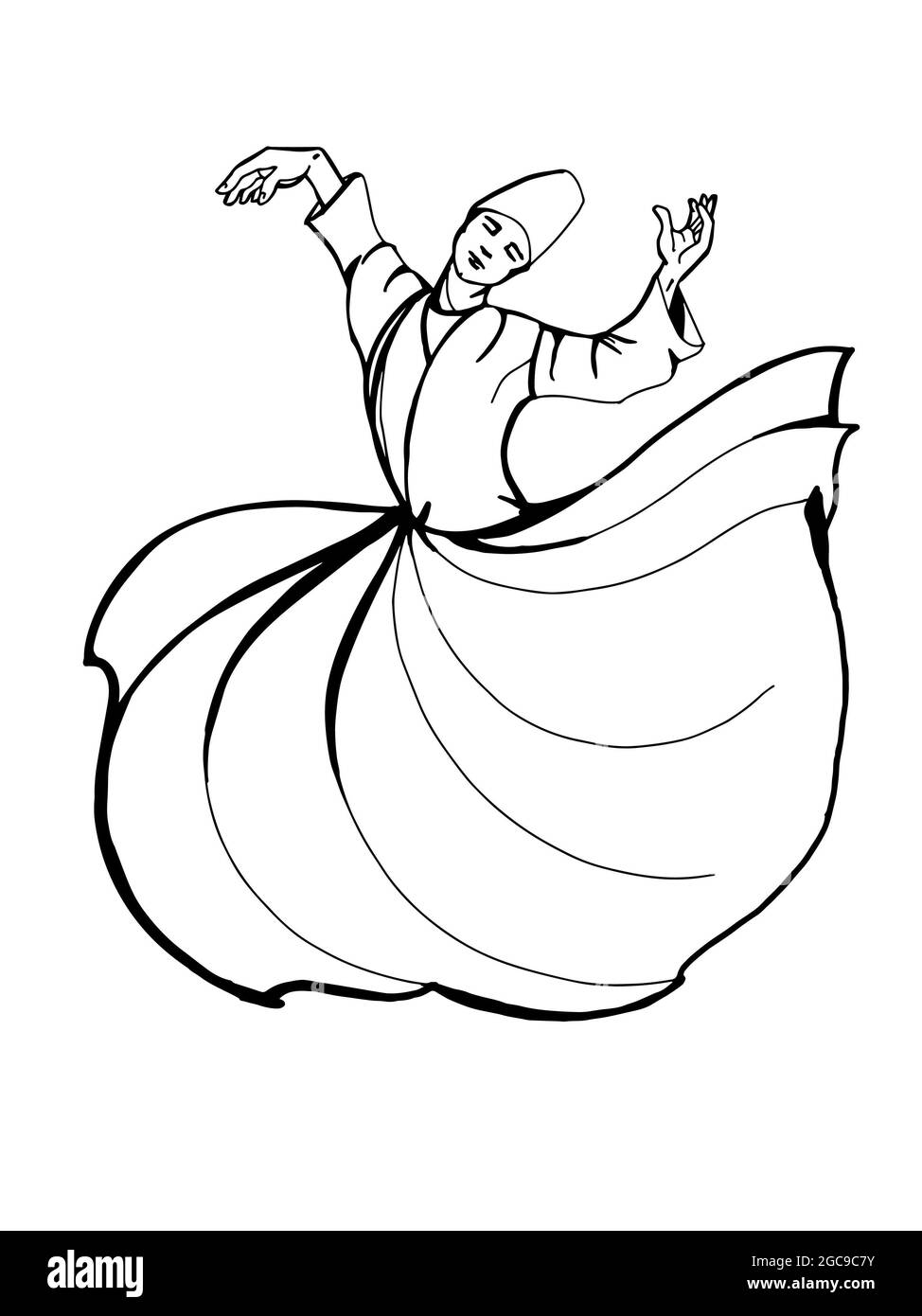 Sufi dance drawing hi-res stock photography and images - Alamy