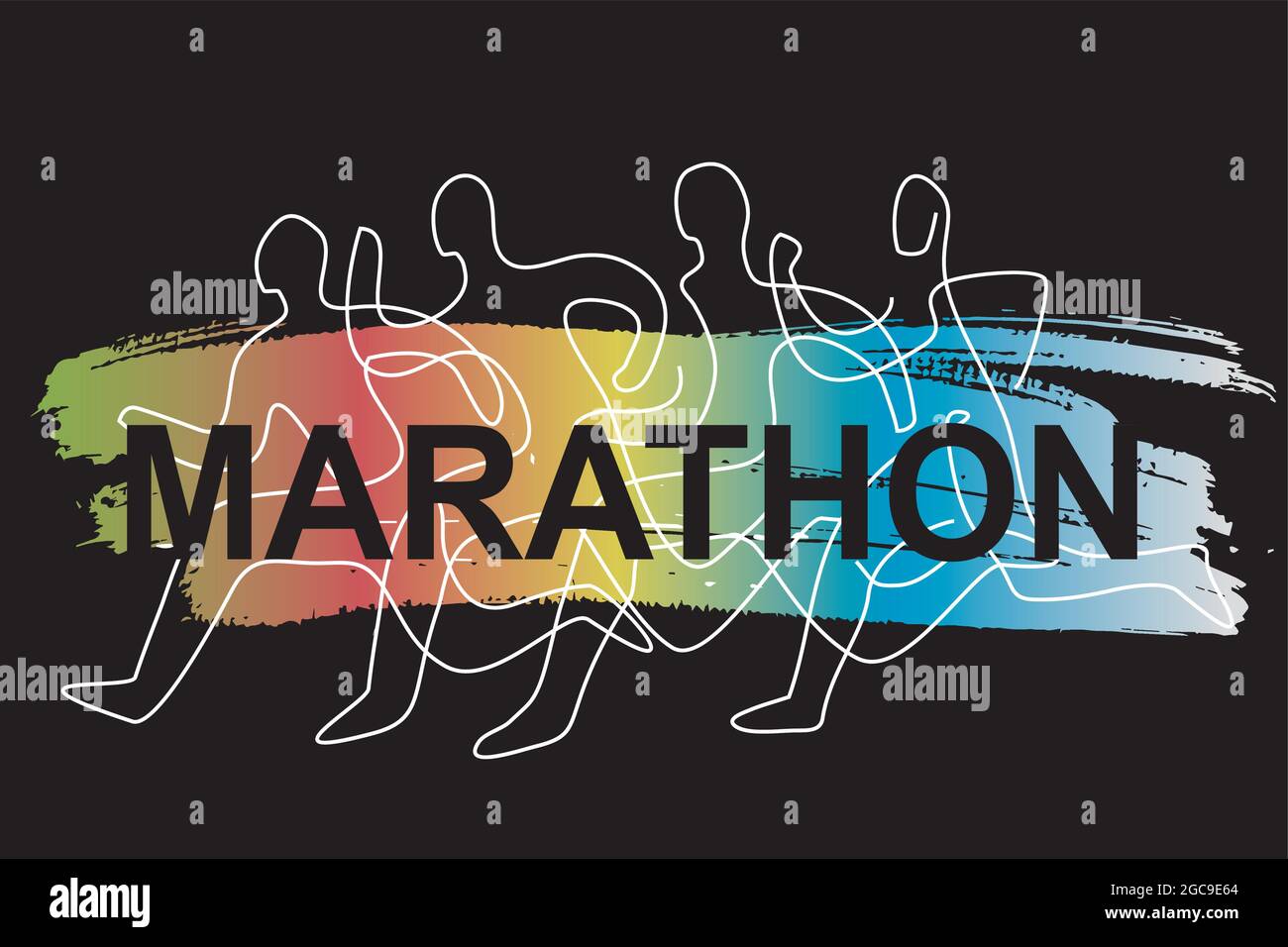 Stylized fitness art Stock Vector Images - Alamy