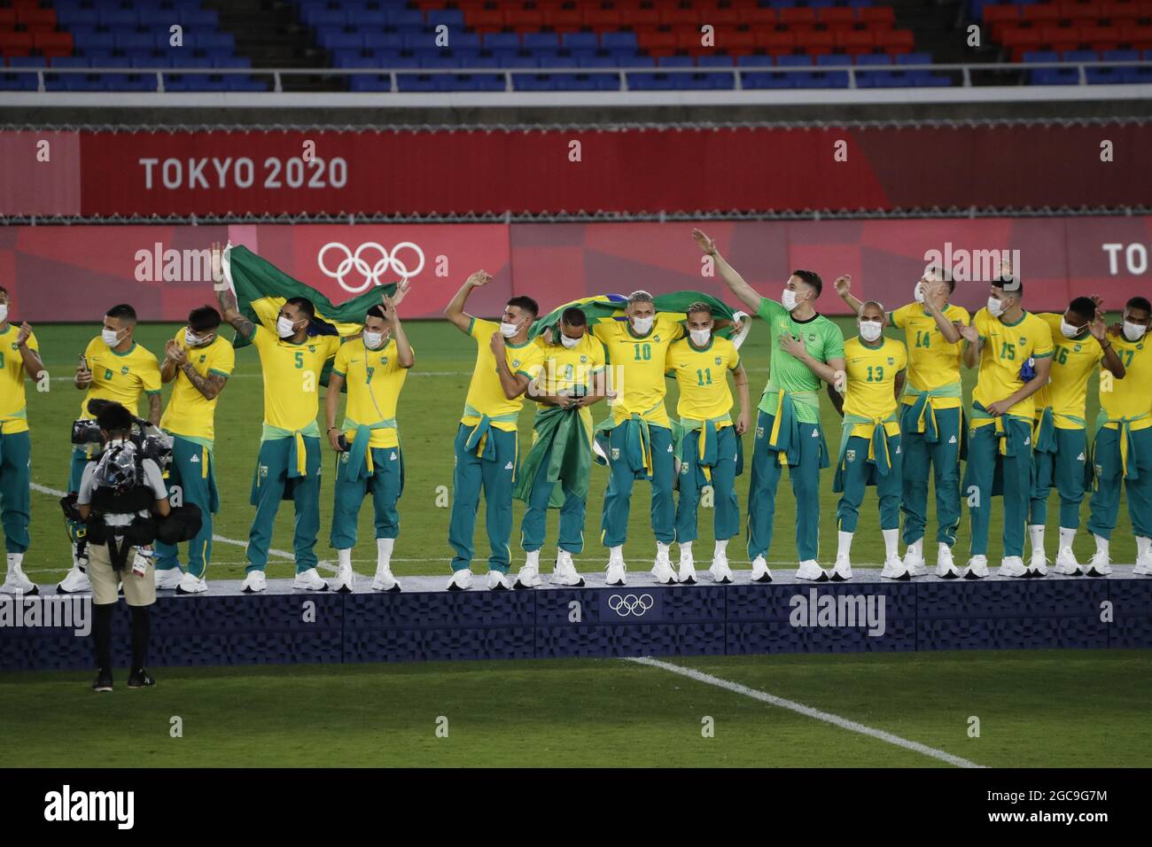 Tokyo-Japan August 07, 2021 Tokyo 2020 Olympic Games, men's football ...