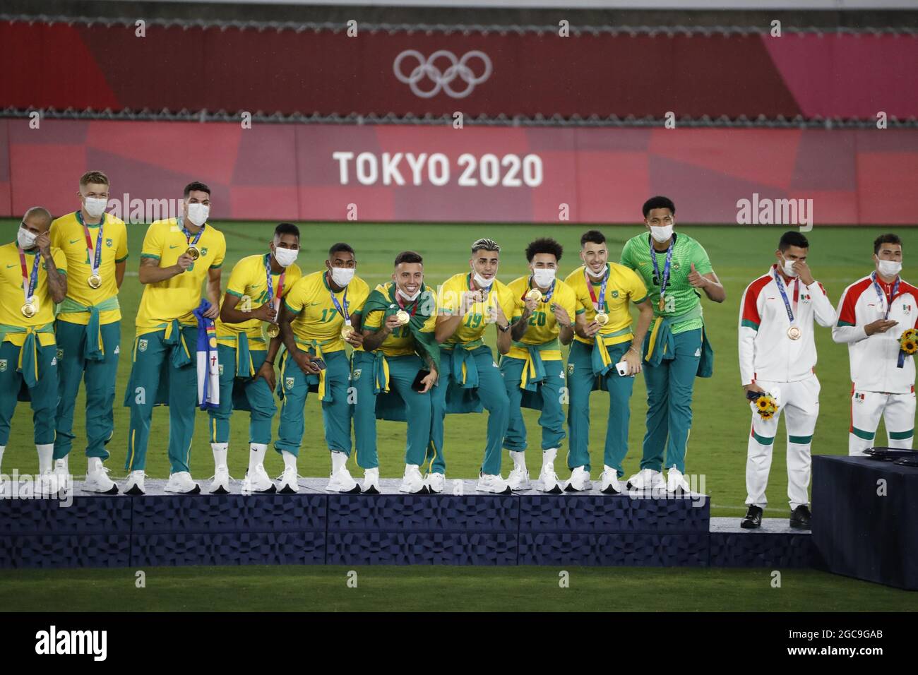 Tokyo-Japan August 07, 2021 Tokyo 2020 Olympic Games, men's football ...