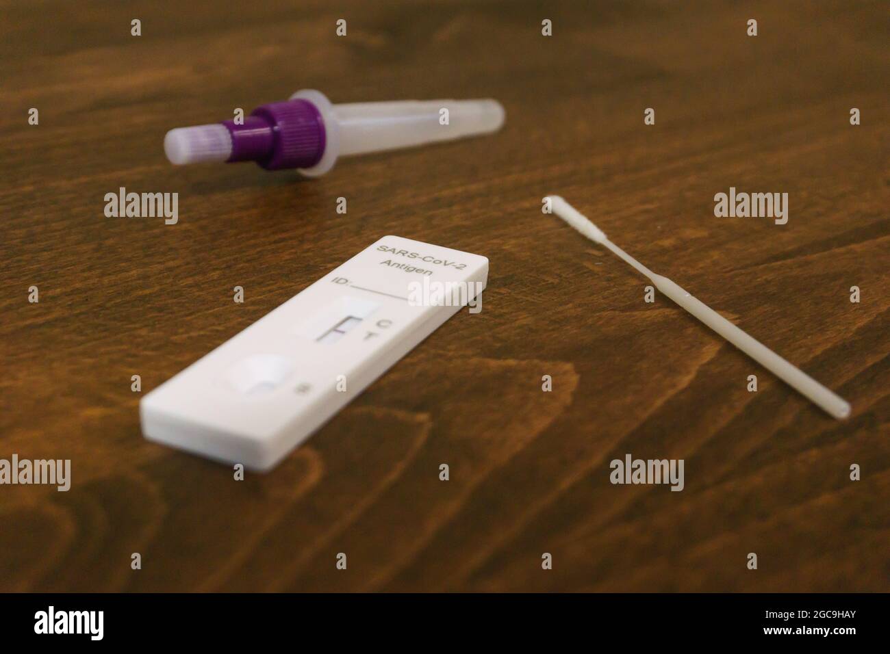 Sars cov 2 antigen test cassette hi-res stock photography and images ...