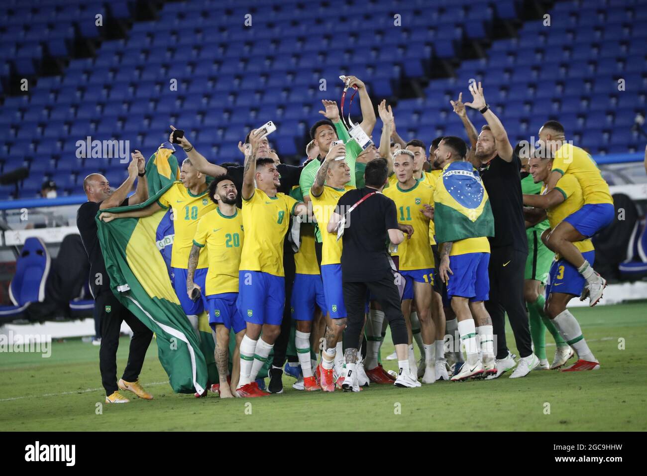 Tokyo-Japan August 07, 2021 Tokyo 2020 Olympic Games, men's football ...