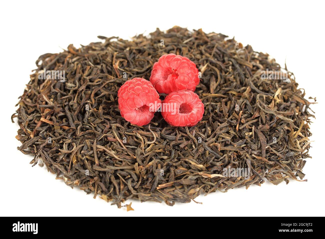 Berry dry tea isolated on white Stock Photo - Alamy