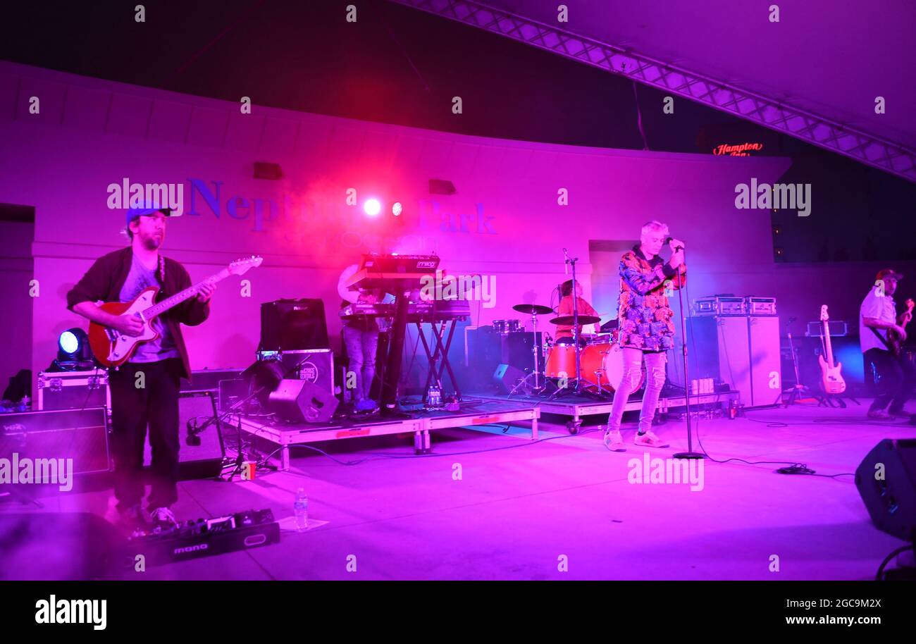 August 4, 2021, VIRGINIA BEACH, VIRGINIA, USA: MATISYAHU entertains the ...