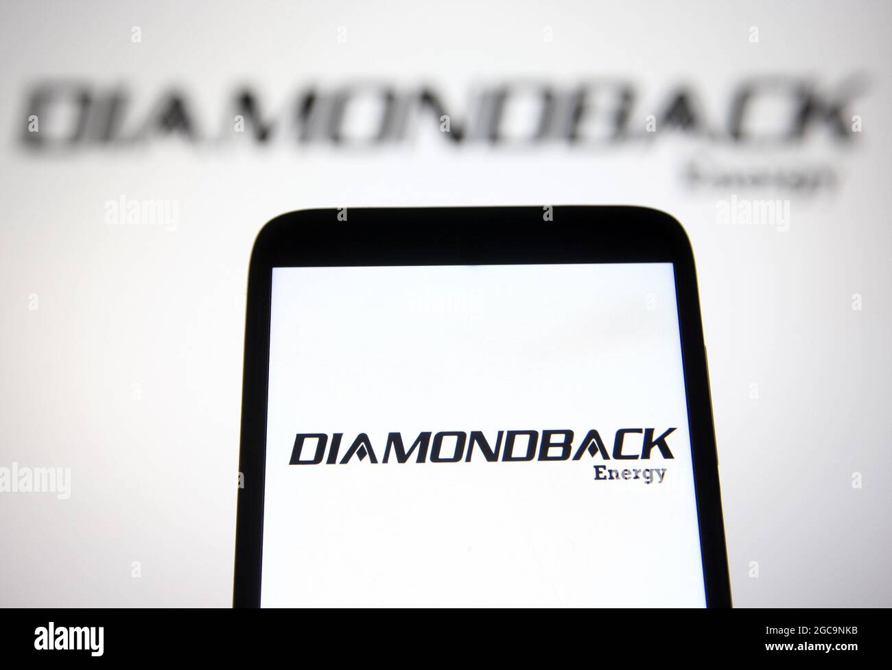 Ukraine. 07th Aug, 2021. In this photo illustration a Diamondback ...