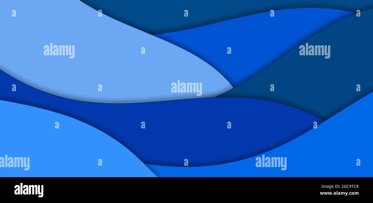 Abstract colorful wave layers background for banner concept. Geometric ...