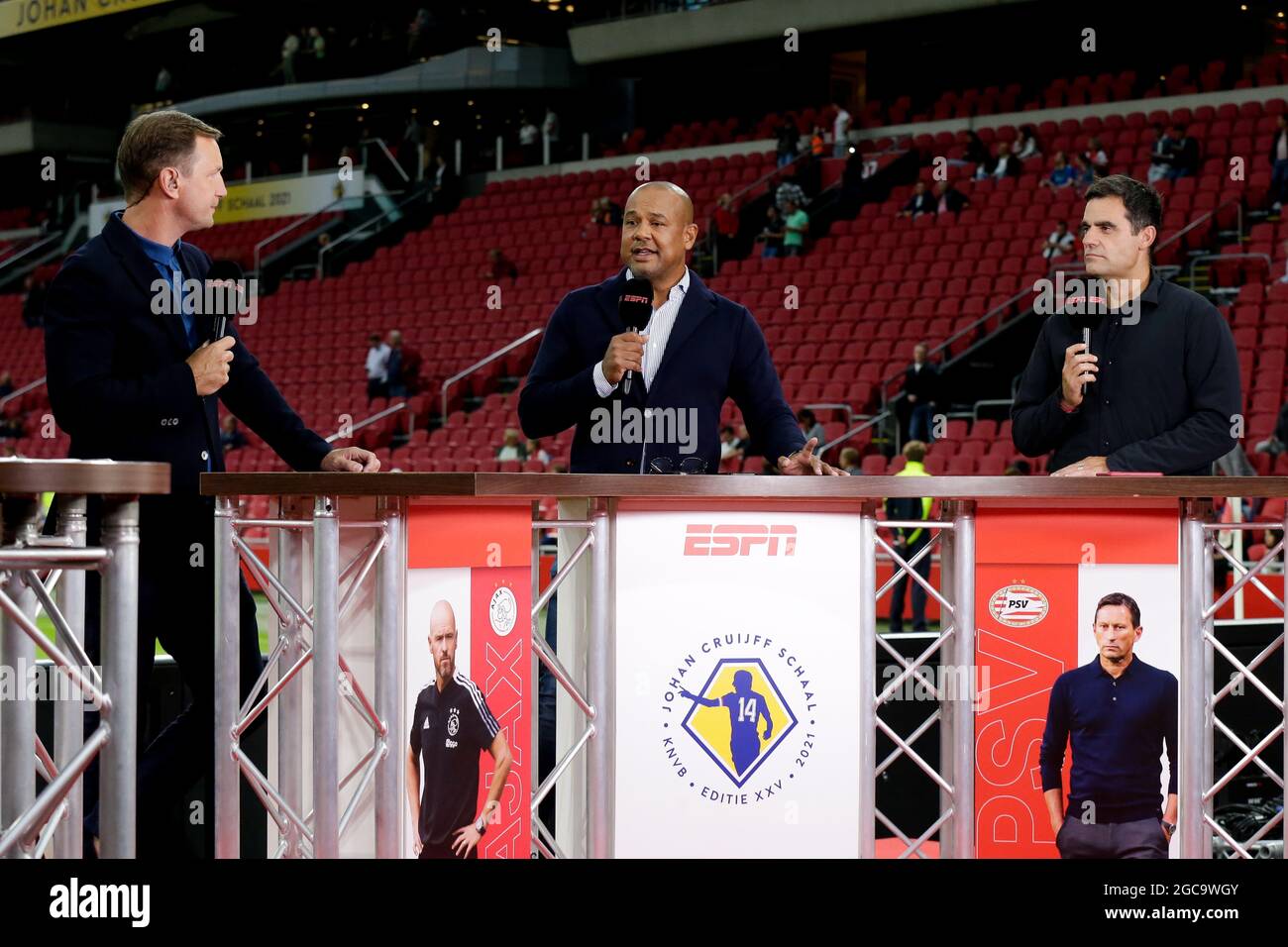 AMSTERDAM, NETHERLANDS - AUGUST 7: Arnold Bruggink, Marciano Vink ...