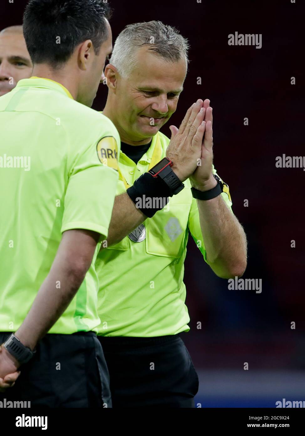 AMSTERDAM, NETHERLANDS - AUGUST 7: referee Bjorn Kuipers during the ...
