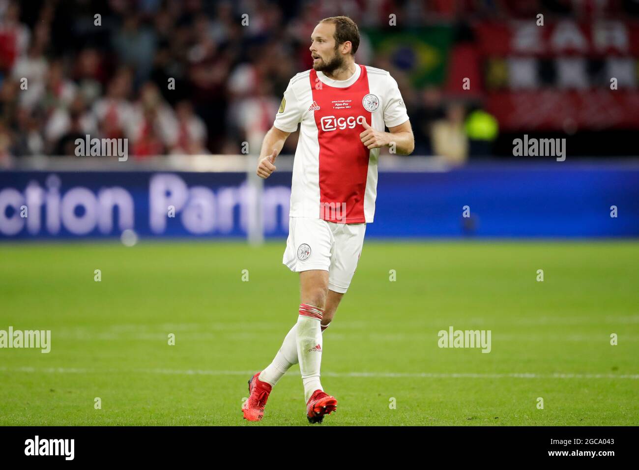 AMSTERDAM, NETHERLANDS - AUGUST 7: Daley Blind of Ajax during the Johan ...