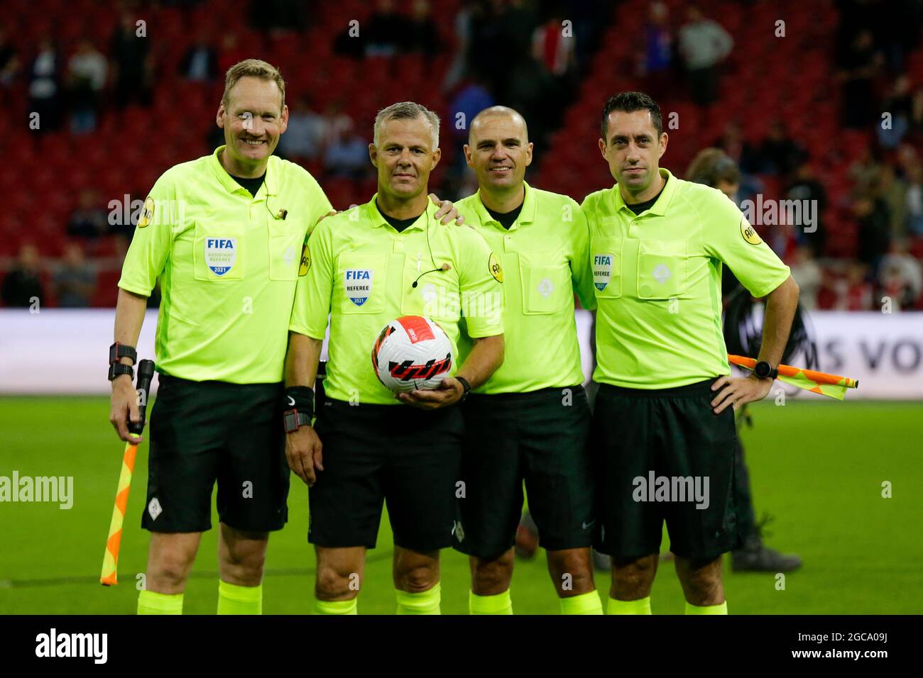 AMSTERDAM, NETHERLANDS - AUGUST 7: referee Bjorn Kuipers during the ...