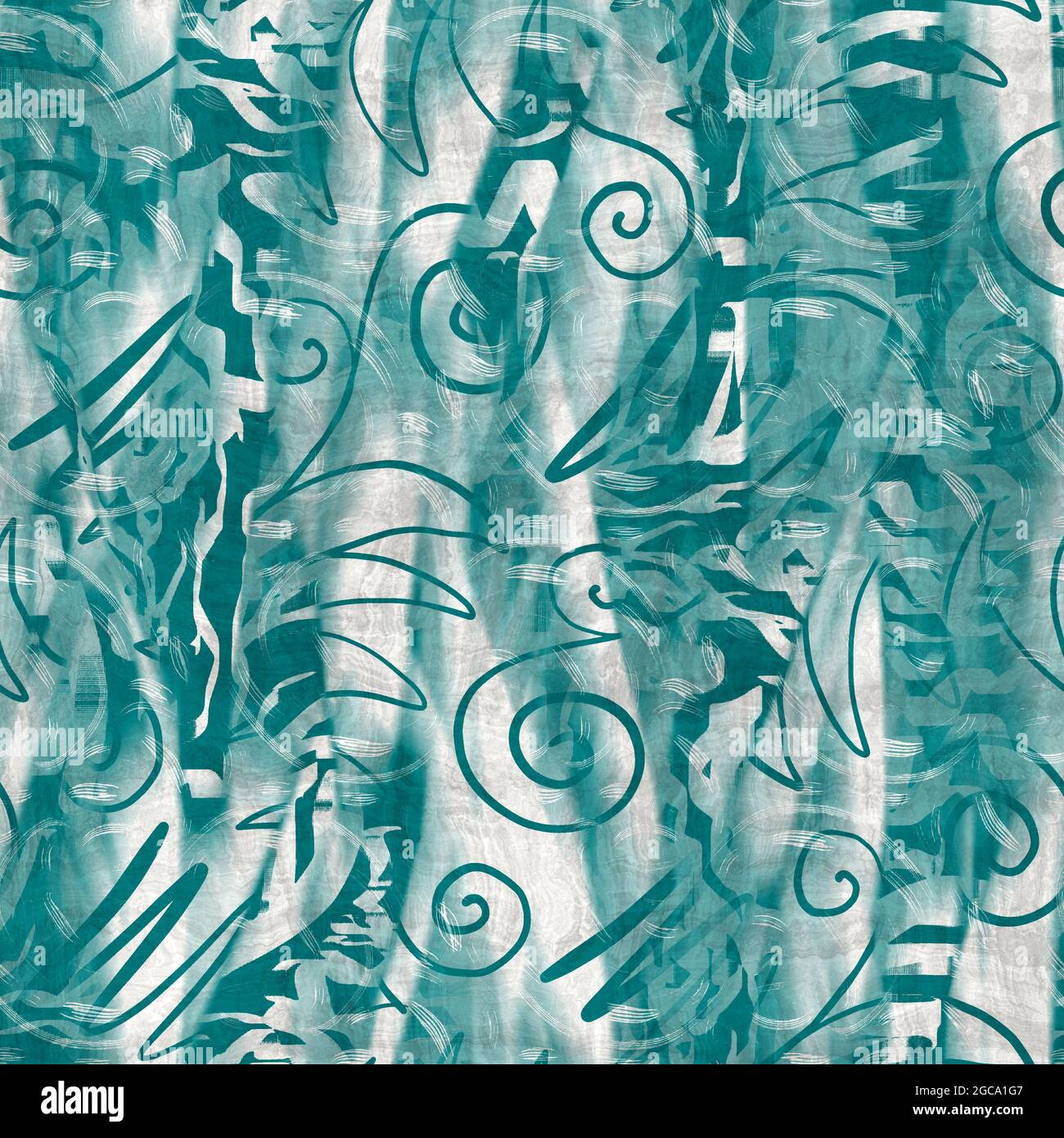 Seamless two tone hand drawn brushed effect pattern swatch Stock Photo ...