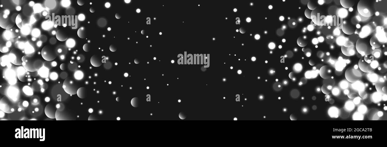 White Christmas Lights Twitter Header