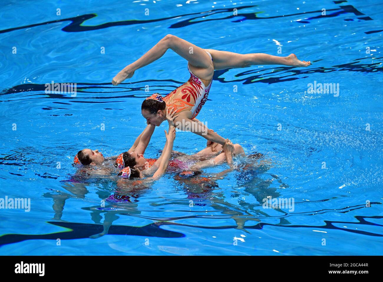 Team China (CHN) with Wenyan SUN, Xuechen HUANG, Li GUO, Xinping LIANG ...
