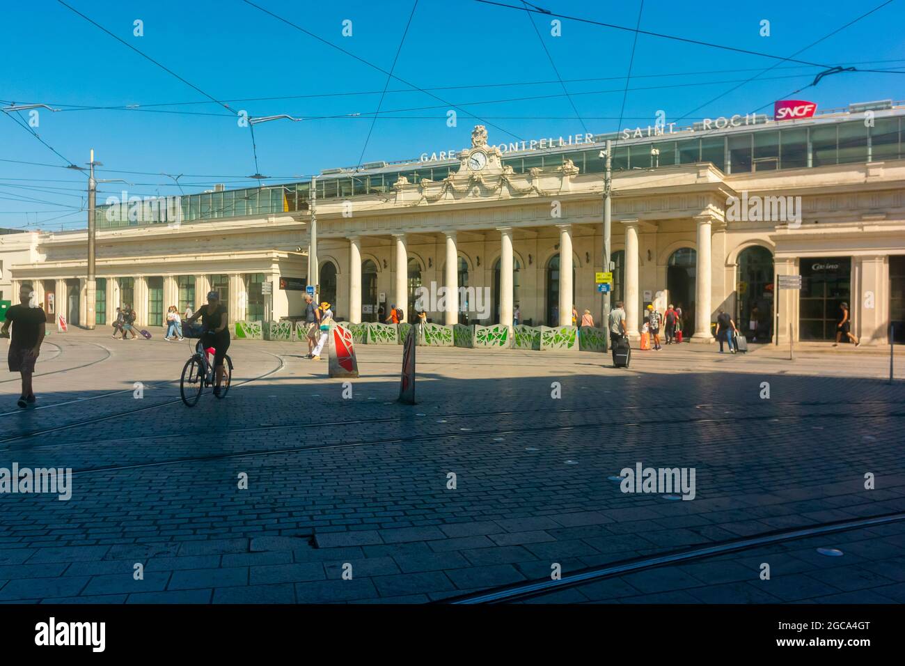 Montpellier, France, SNCF Train Station, Gare Saint-Roch, People ...