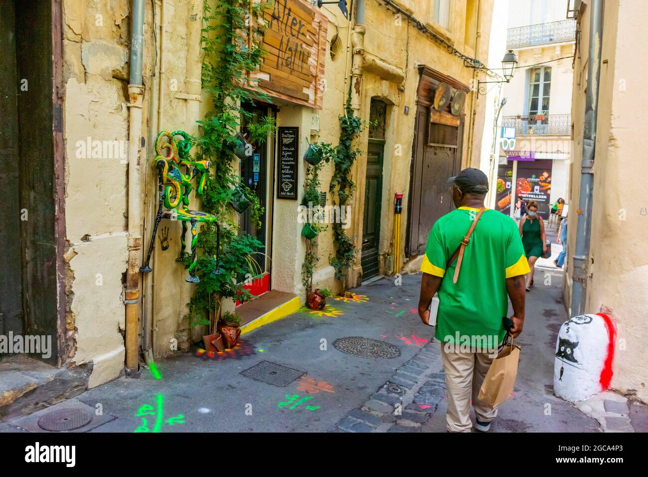 Montpellier, France, Street Scenes, People Visiting Historic City ...