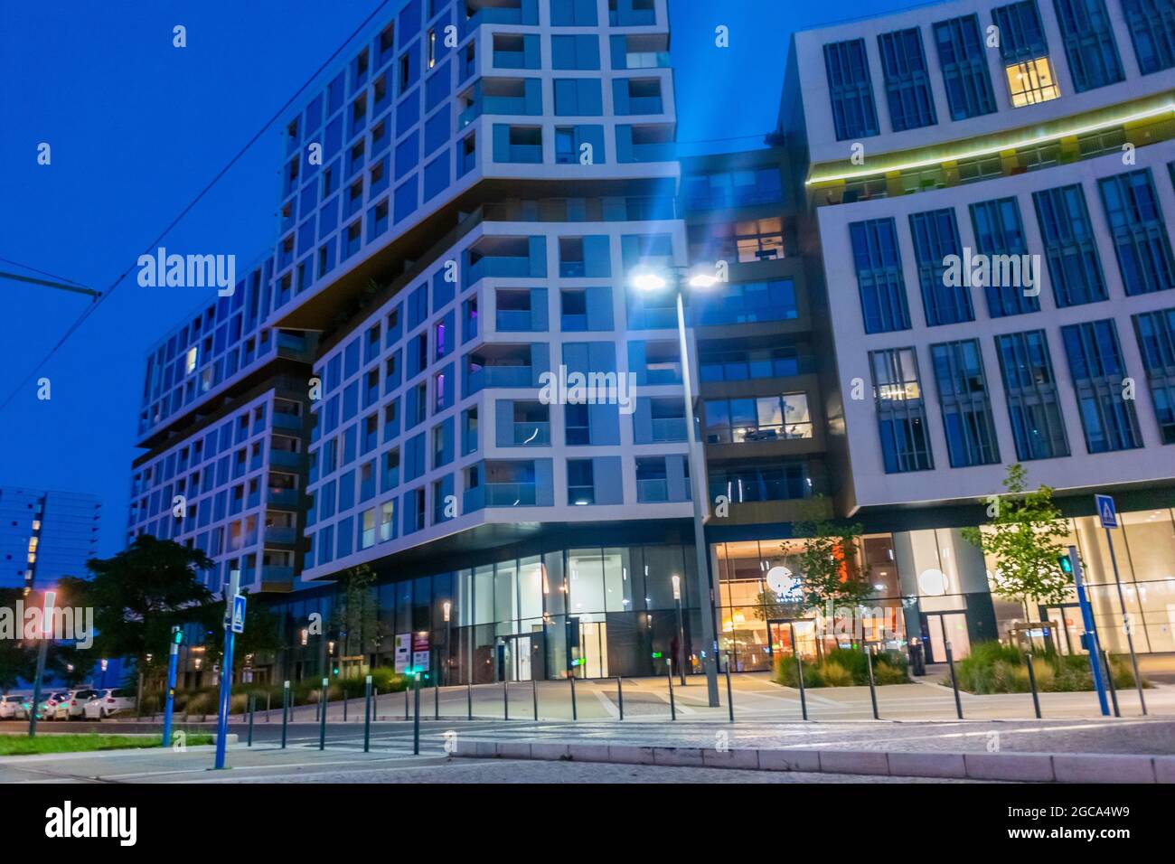 Montpellier, France, Modern Architecture Office Buildings in "Pablo ...