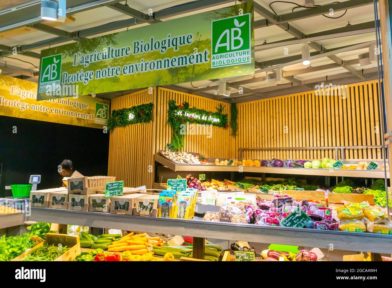 Montpellier, France, French Public Food Market, Les Halles Castellane ...