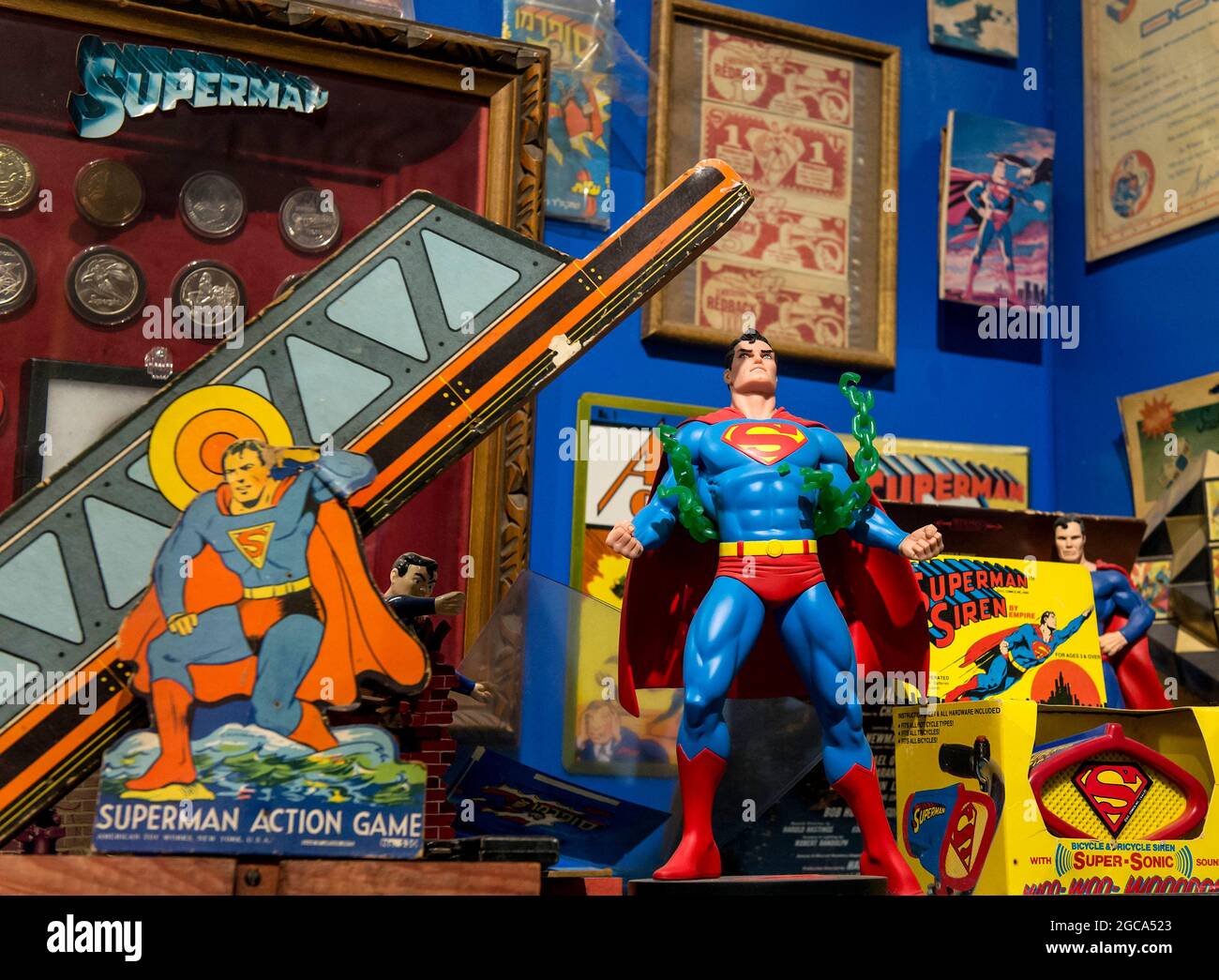 Metropolis, Illinois, USA. 07th Aug, 2021. The Super Museum, in ...