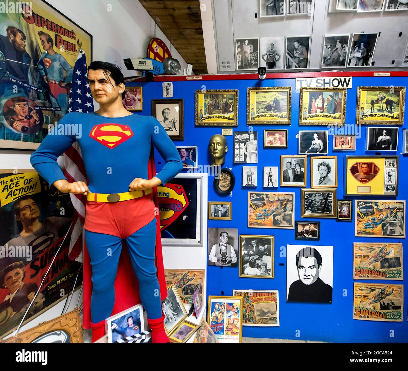 Metropolis, Illinois, USA. 07th Aug, 2021. The Super Museum, in ...