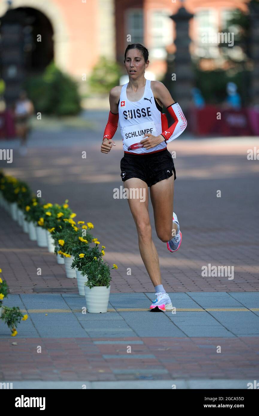Sapporo, Hokkaido, Japan. 7th Aug, 2021. Fabienne Schlumpf (SUI ...