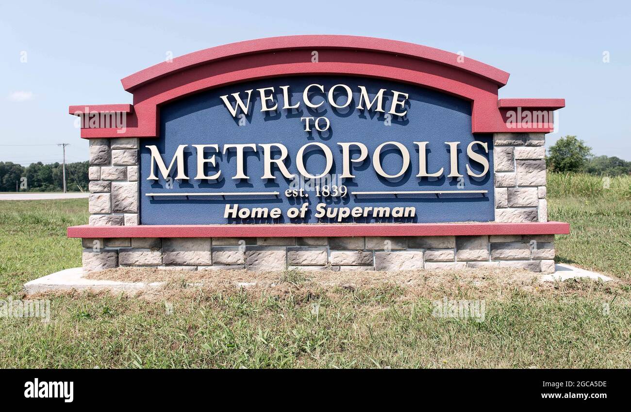 Metropolis, Illinois, USA. 07th Aug, 2021. The Super Museum, in ...
