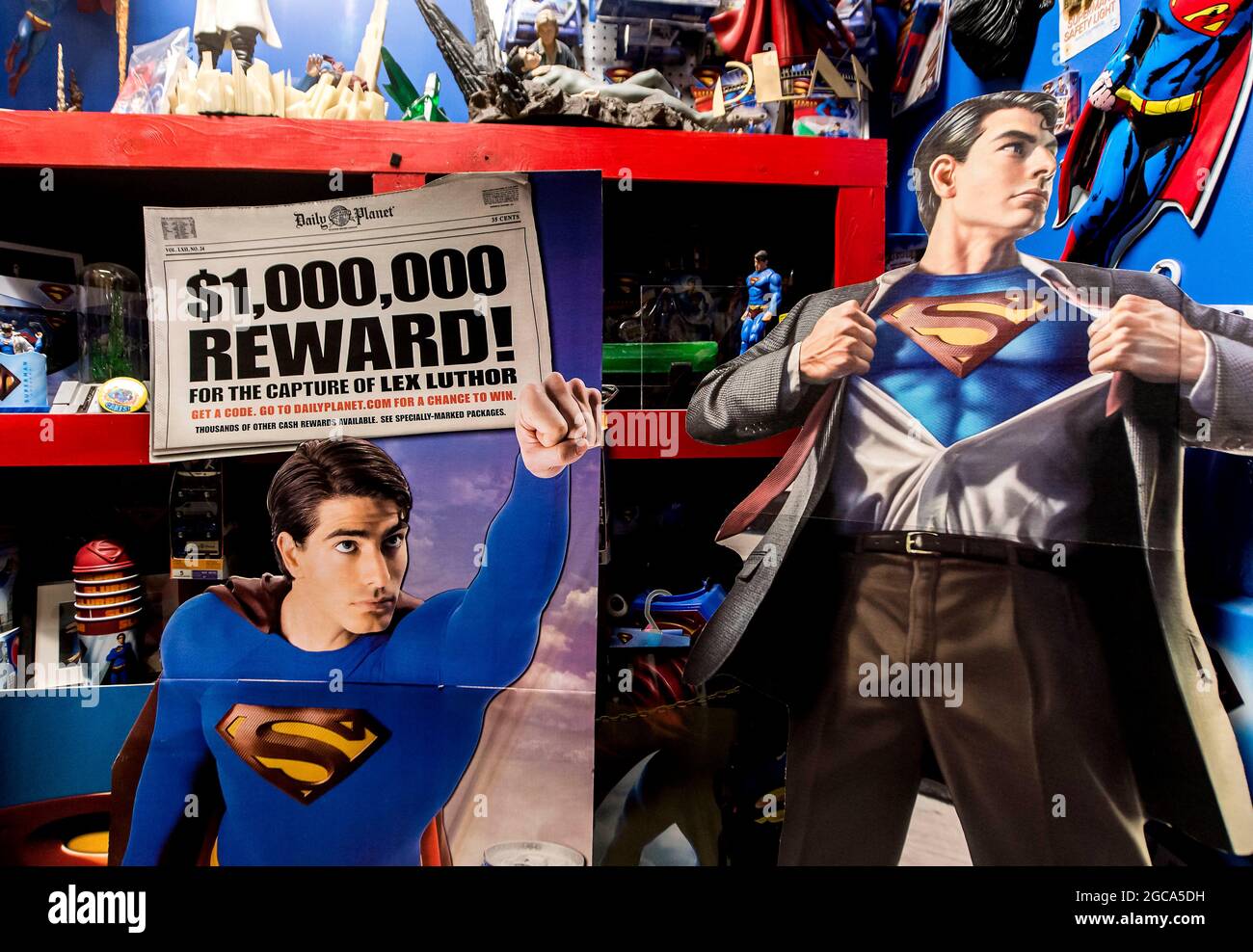 Metropolis, Illinois, USA. 07th Aug, 2021. The Super Museum, in ...