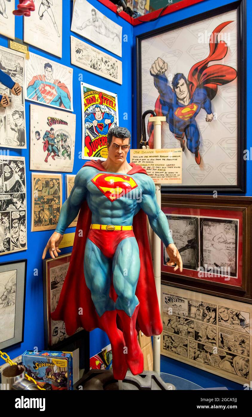 Metropolis, Illinois, USA. 07th Aug, 2021. The Super Museum, in ...