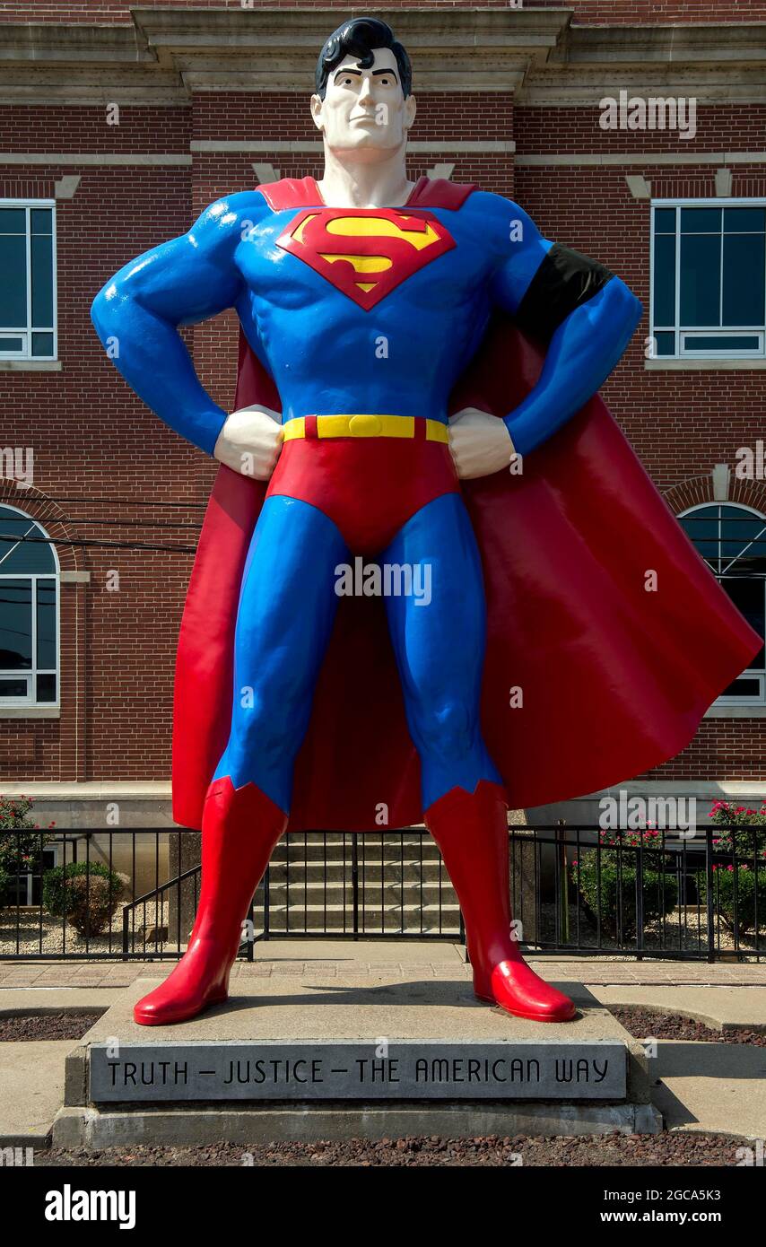 Metropolis, Illinois, USA. 07th Aug, 2021. The Super Museum, in ...