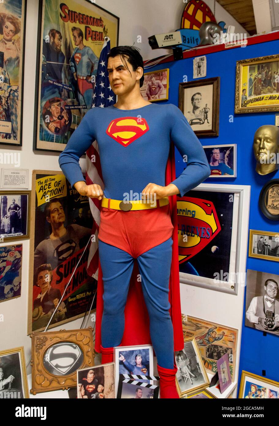 Metropolis, Illinois, USA. 07th Aug, 2021. The Super Museum, in ...