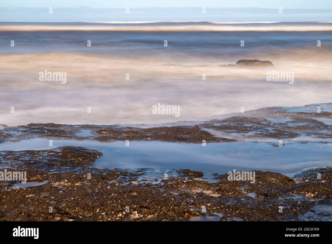 Rocks and waves, Torres, Rio Grande do Sul, Brazil Stock Photo - Alamy