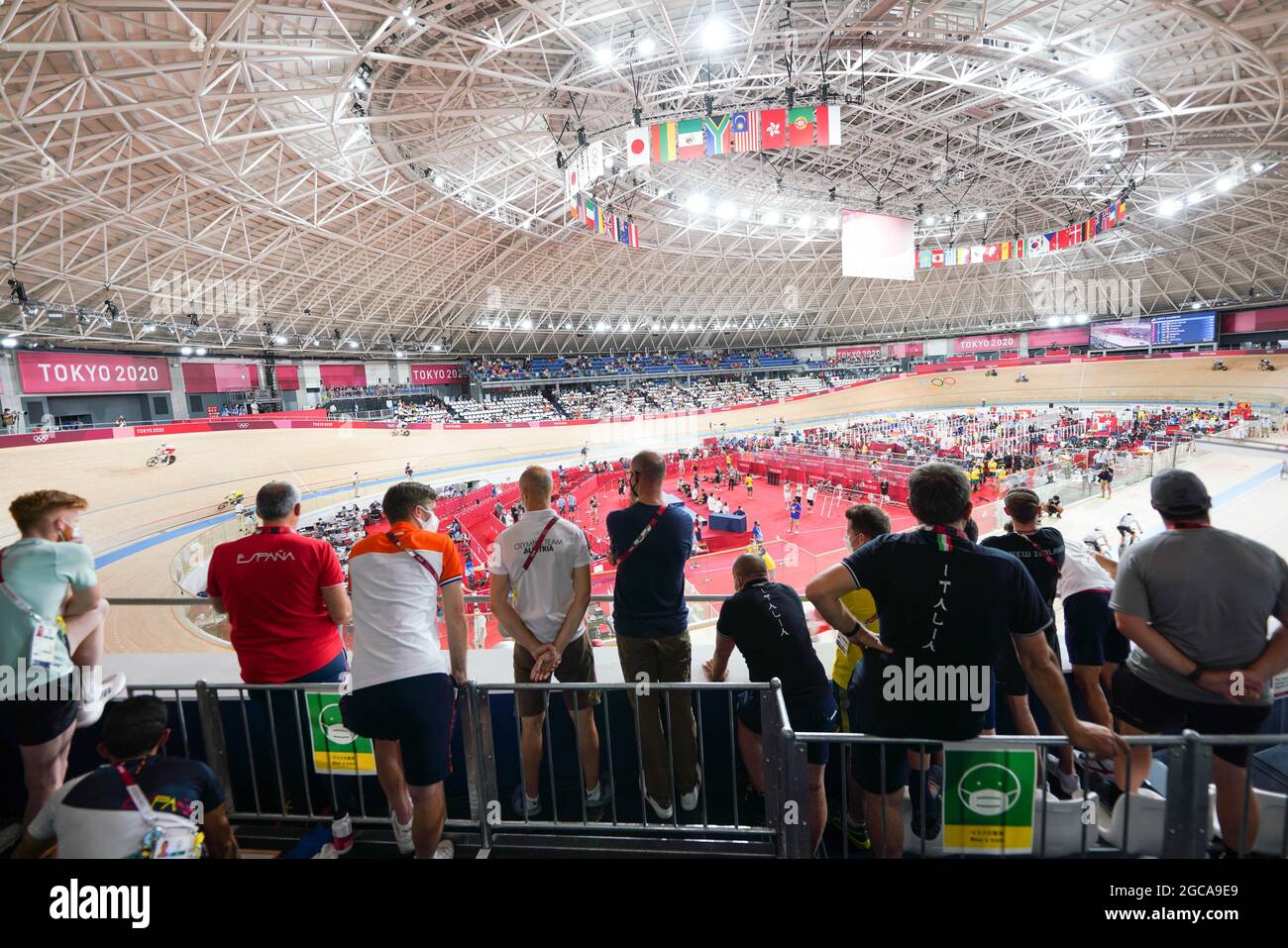 Shizuoka, Japan. 7th Aug, 2021. View from the stands Cycling : Men's ...