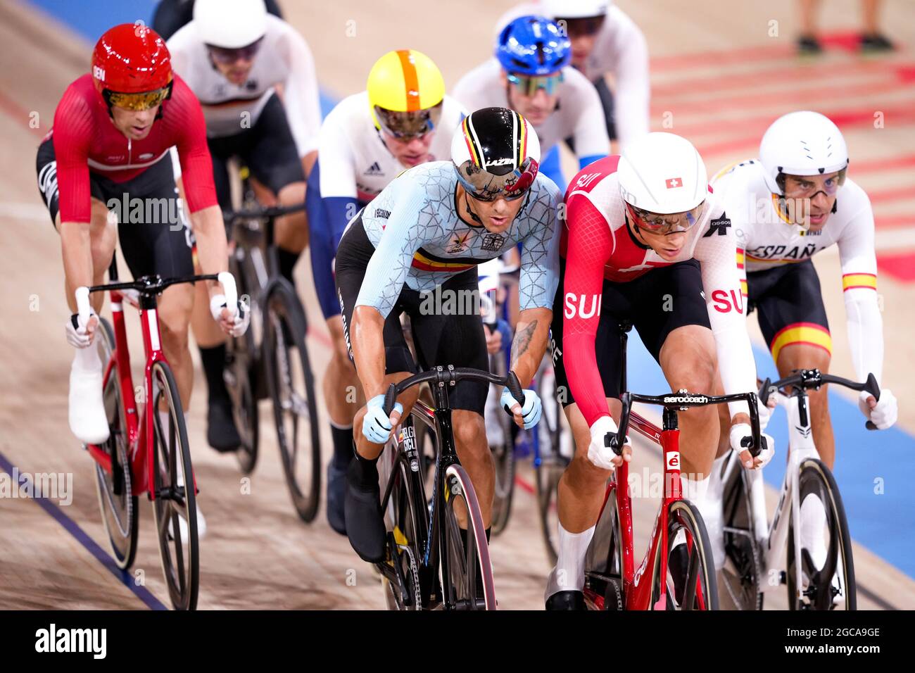 Shizuoka, Japan. 7th Aug, 2021. Kenny de Ketele (BEL), Robin Froidevaux ...